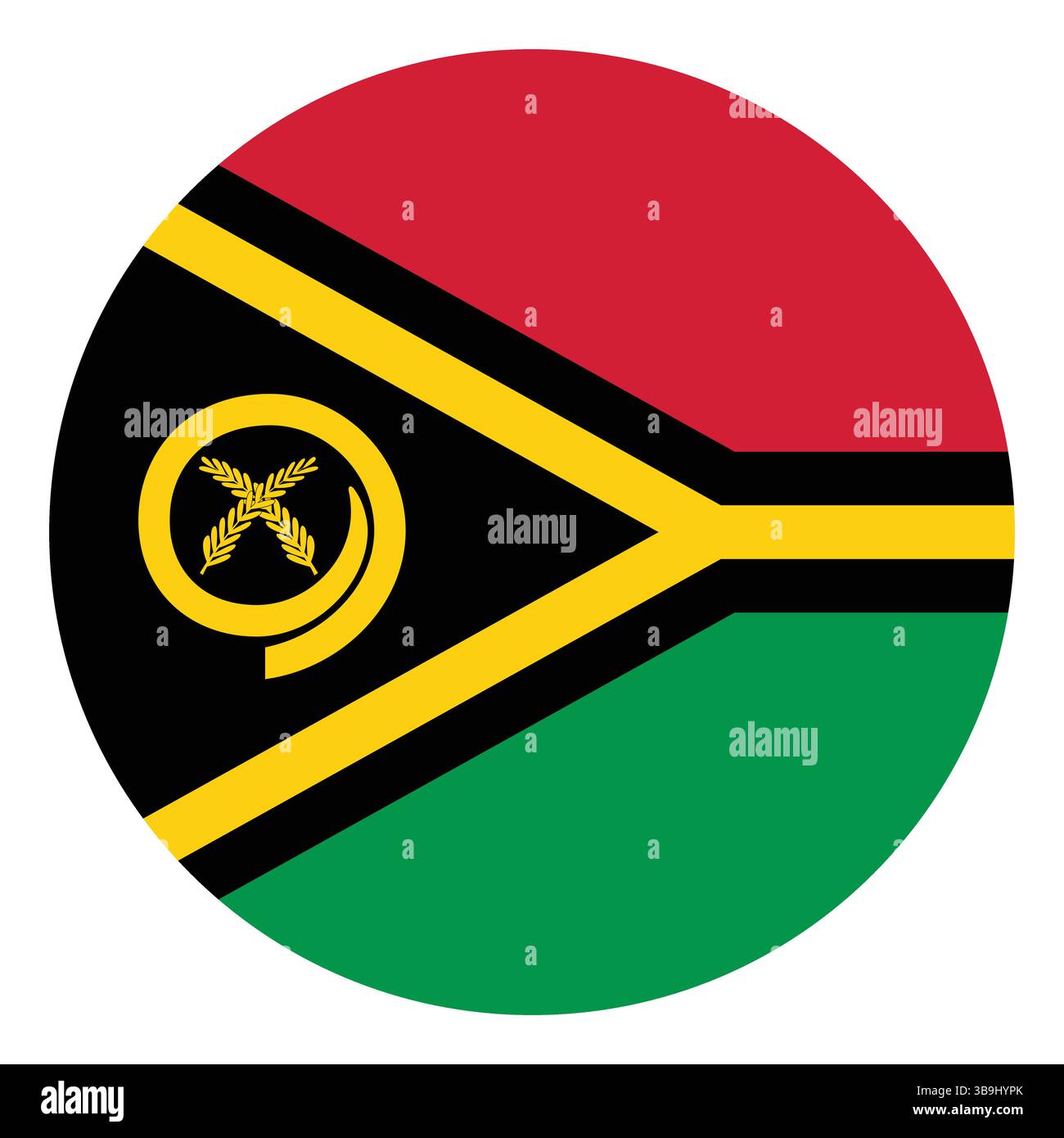 Flag of Vanuatu. Vanuatu circle flag logo icon computer vector ...