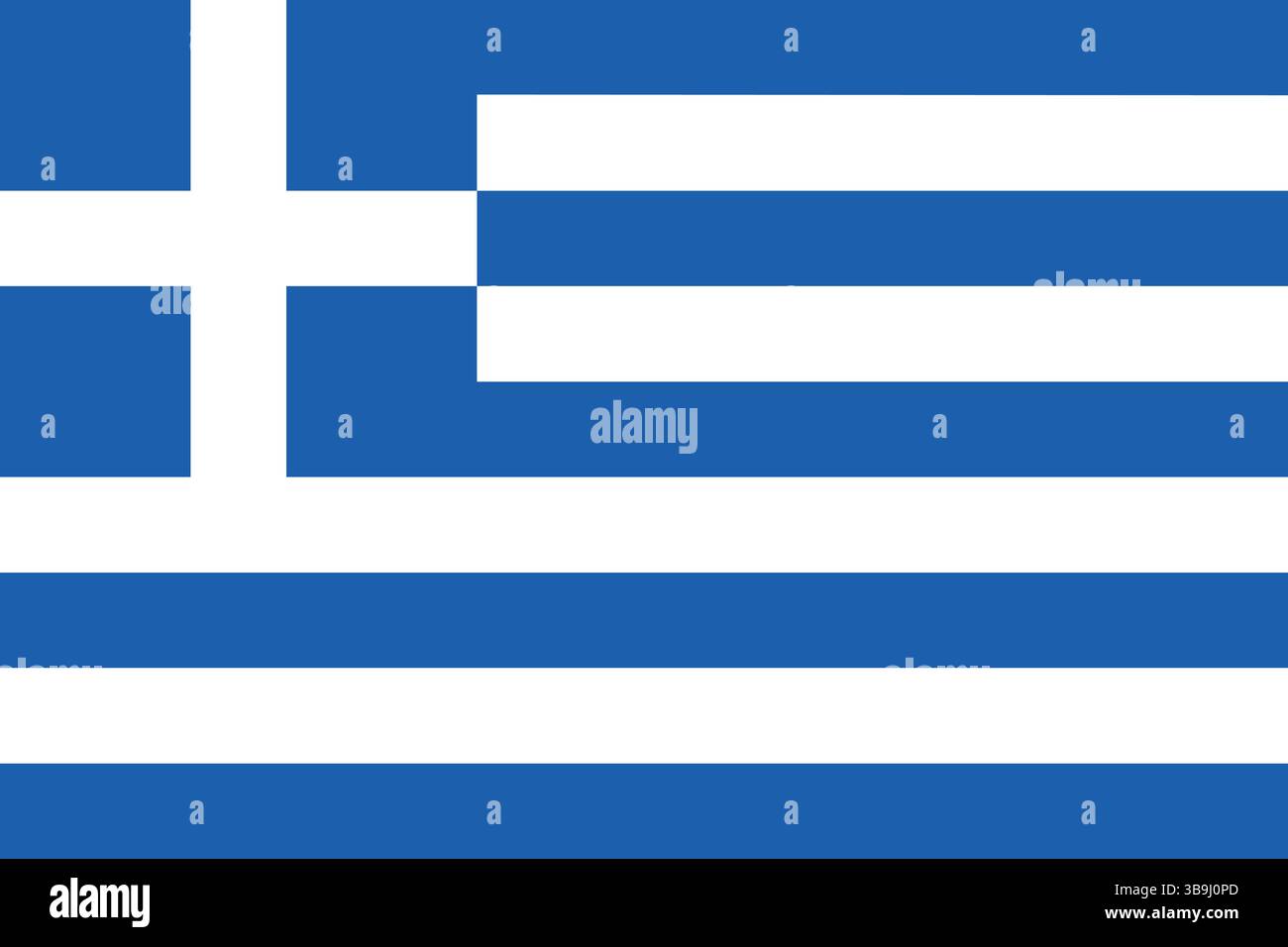 Flag of Greece. Greece flag official colors and proportion digital ...