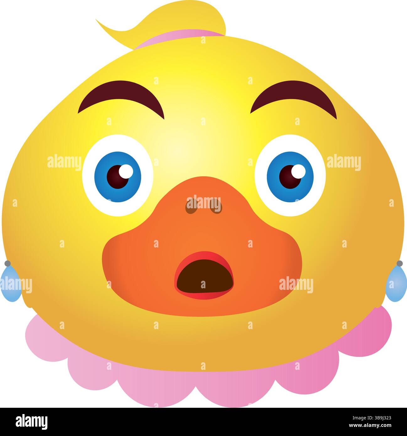 Duck with open mouth Stock Vector Images - Alamy
