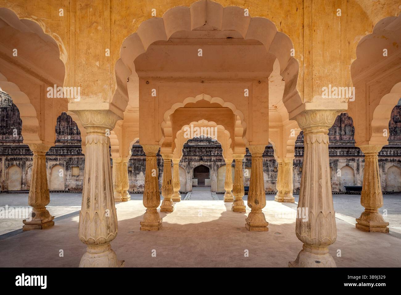 Baradari pavilion, Amber Palace, Amer Stock Photo - Alamy