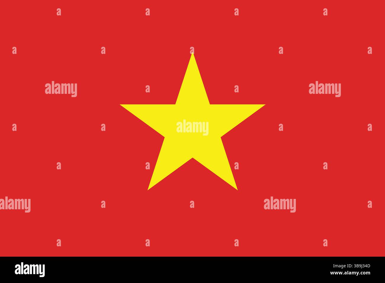 Flag of Vietnam. Vietnam flag official colors and proportion digital ...