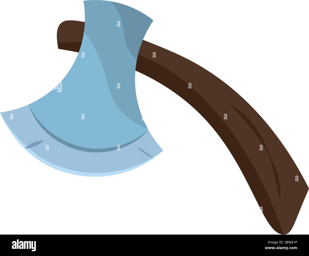Cartoon single axe weapon. Vector illustration Stock Vector Image & Art ...