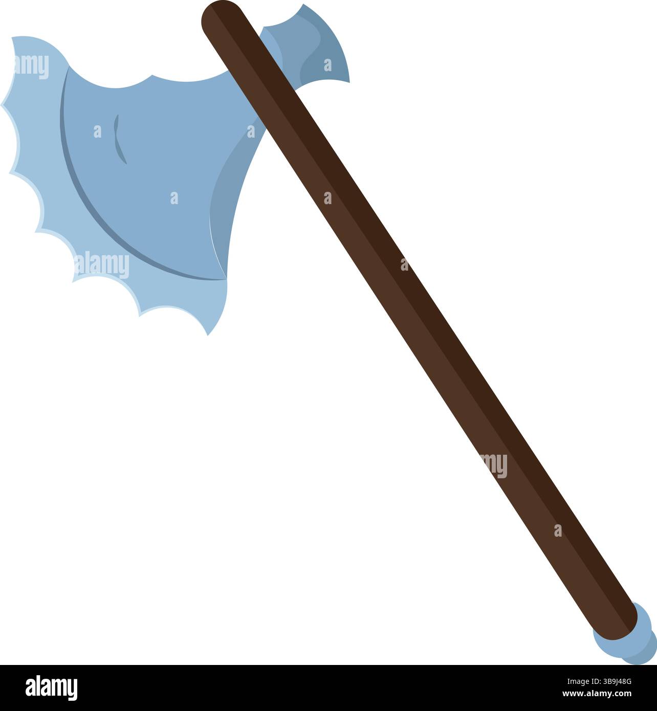 Cartoon single axe weapon. Vector illustration Stock Vector Image & Art ...