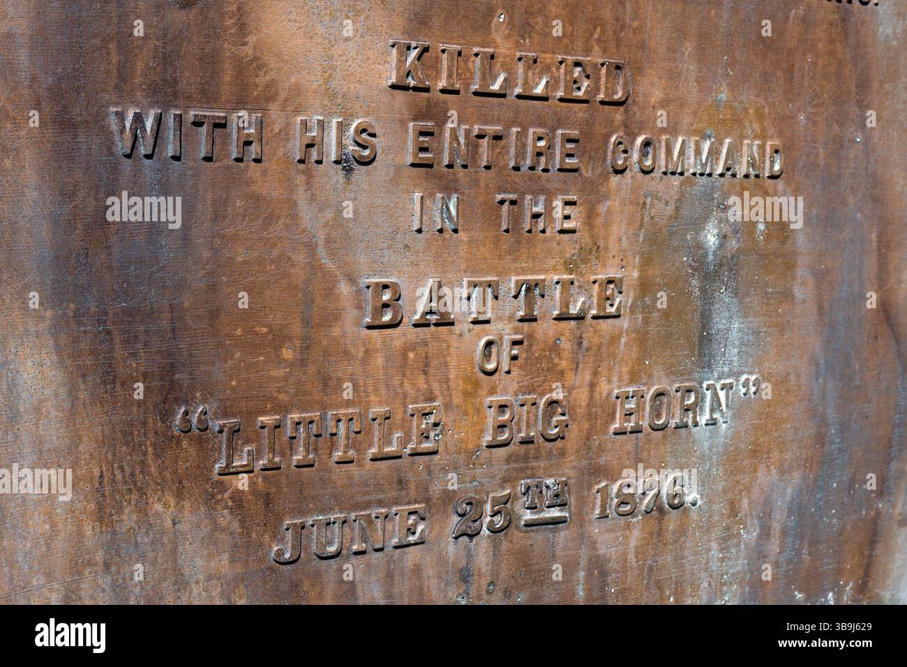 Grave of George Armstrong Custer, who died leading the 7th Cavalry at ...