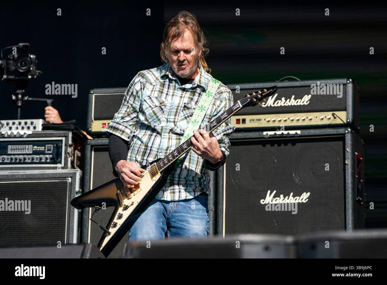 Mike Sanchez of Acid Bath performs during Sonic Temple Art and Music ...