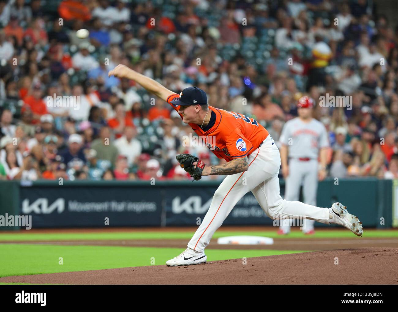HOUSTON, TX - MAY 09: Houston Astros starting pitcher Hunter Brown (58 ...