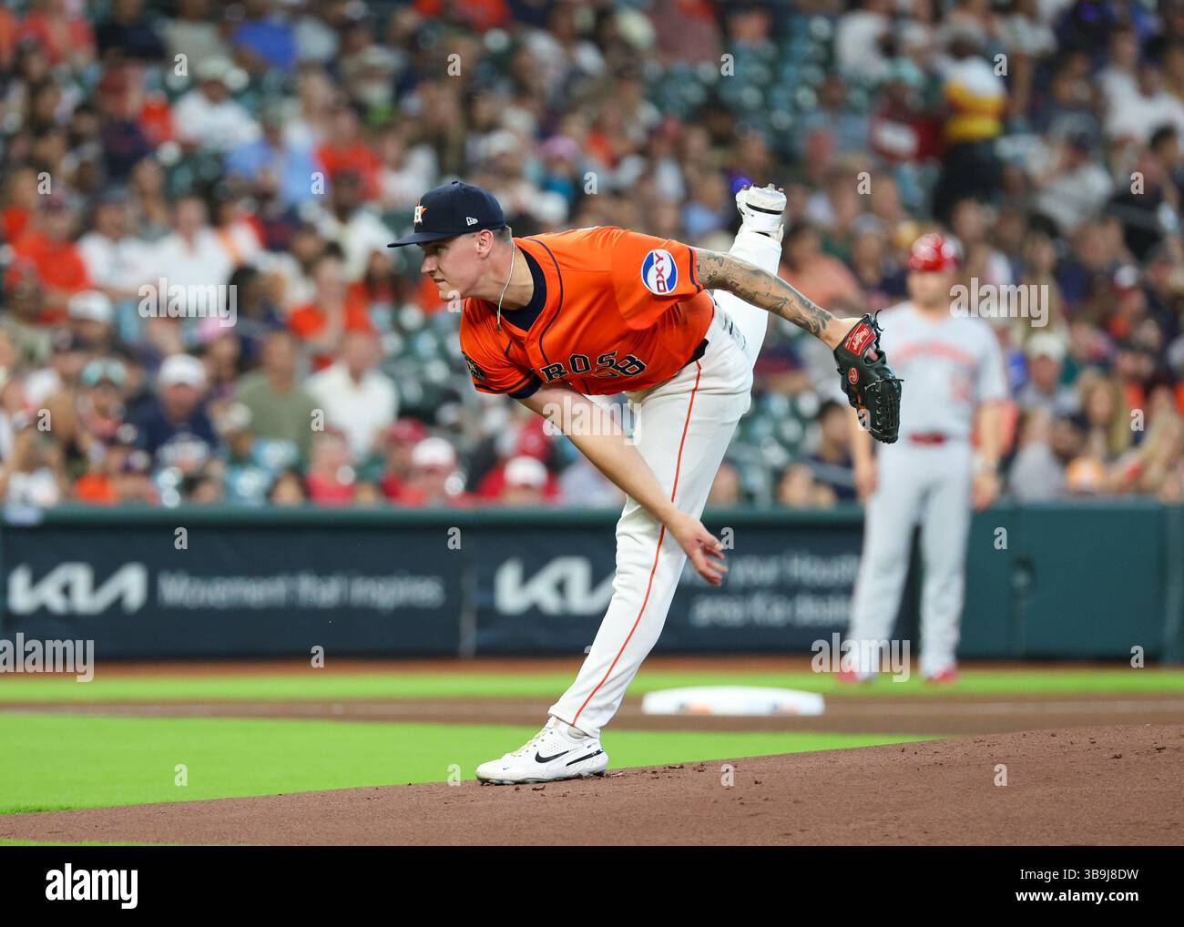 HOUSTON, TX - MAY 09: Houston Astros starting pitcher Hunter Brown (58 ...