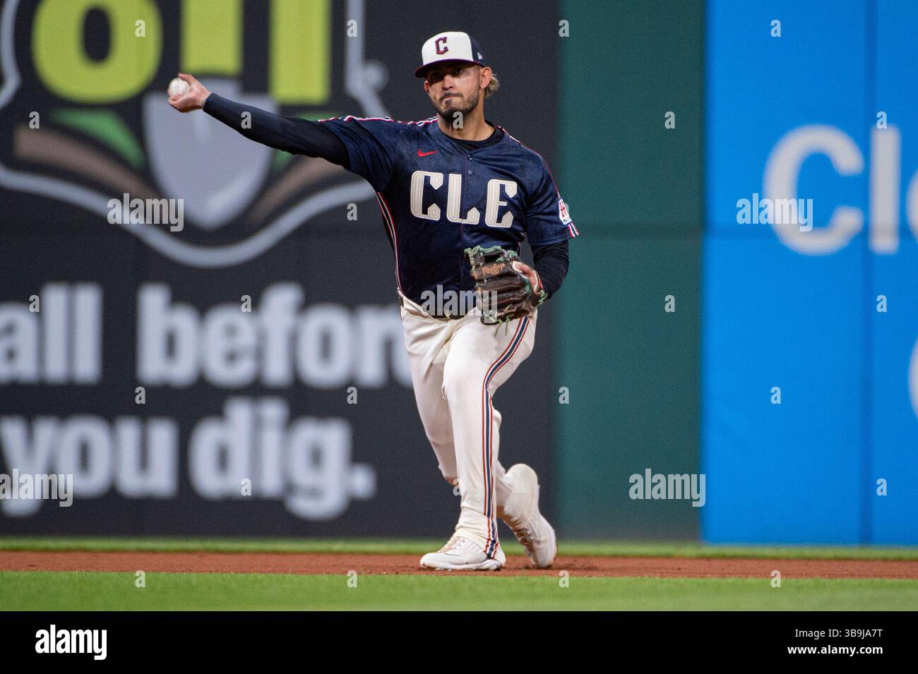 Cleveland Guardians' Gabriel Arias throws out Philadelphia Phillies ...