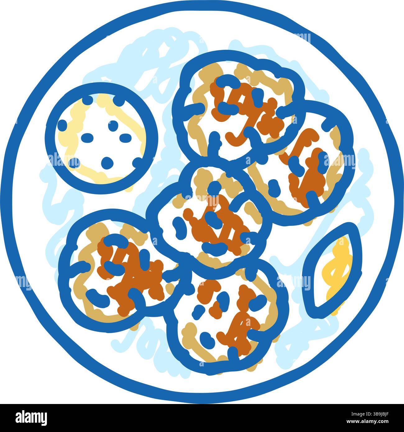 cakes fish icon doodle illustration Stock Vector Image & Art - Alamy