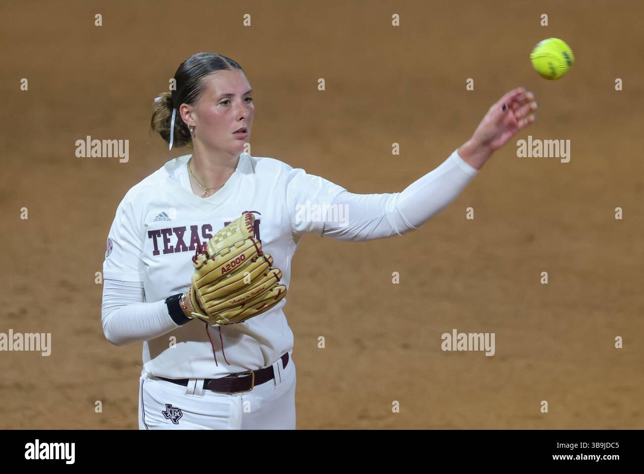 ATHENS, GA - MAY 09: Texas A&M starting pitcher/relief pitcher Emiley ...