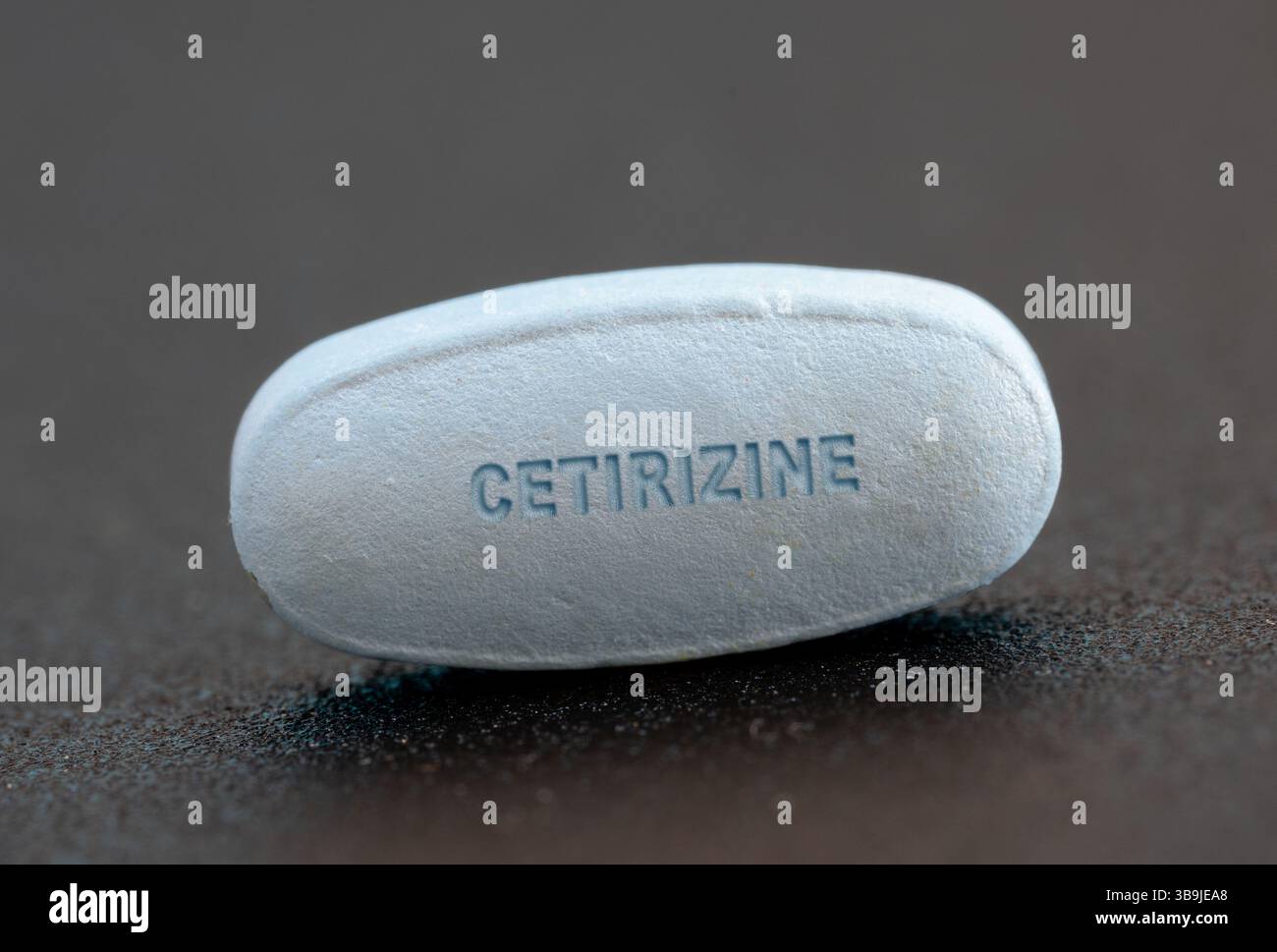 Cetirizine antihistamine capsule. An antihistamine used to relieve ...