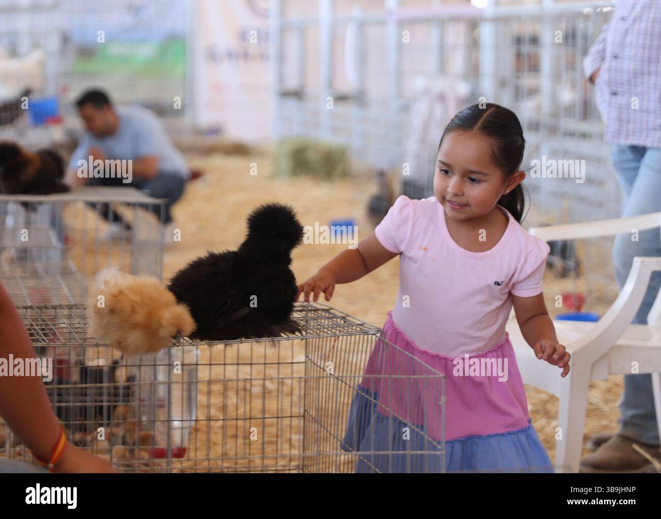 (250510) -- AGUASCALIENTES, May 10, 2025 (Xinhua) -- A child visits the ...