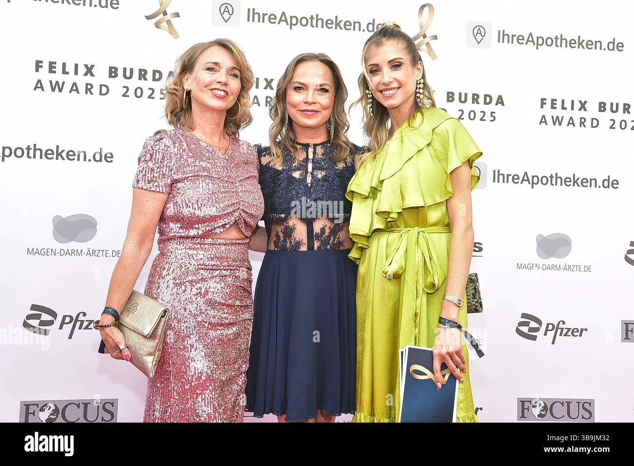 20. FELIX BURDA AWARD 2025 in Berlin Tina Ruland, Regina Halmich, Cathy ...