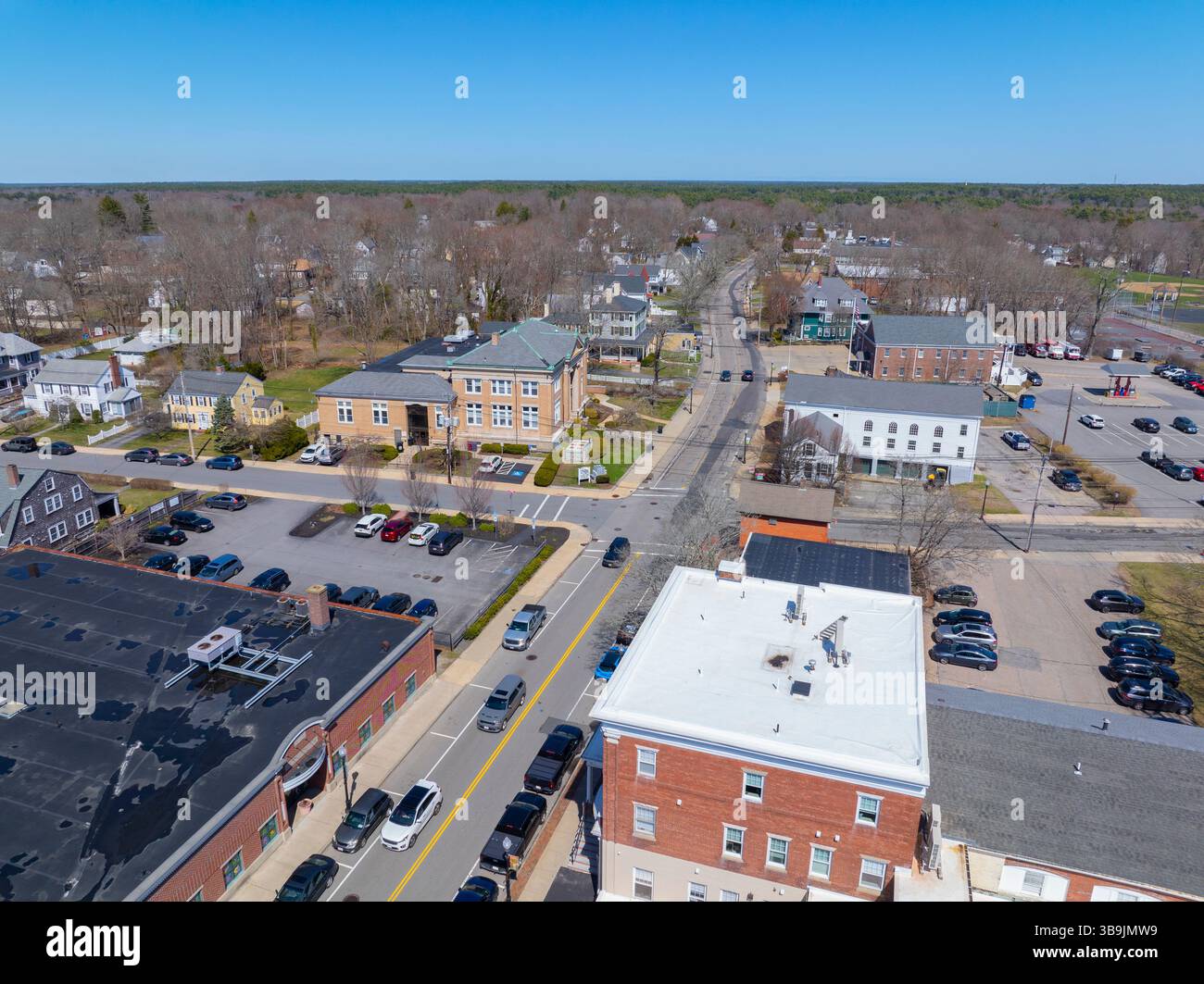 Middleborough commercial historic town center hi-res stock photography ...