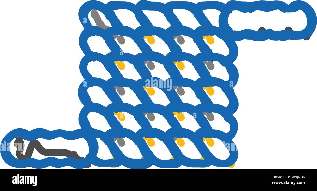 Fitness kettlebell battle rope Cut Out Stock Images & Pictures - Alamy