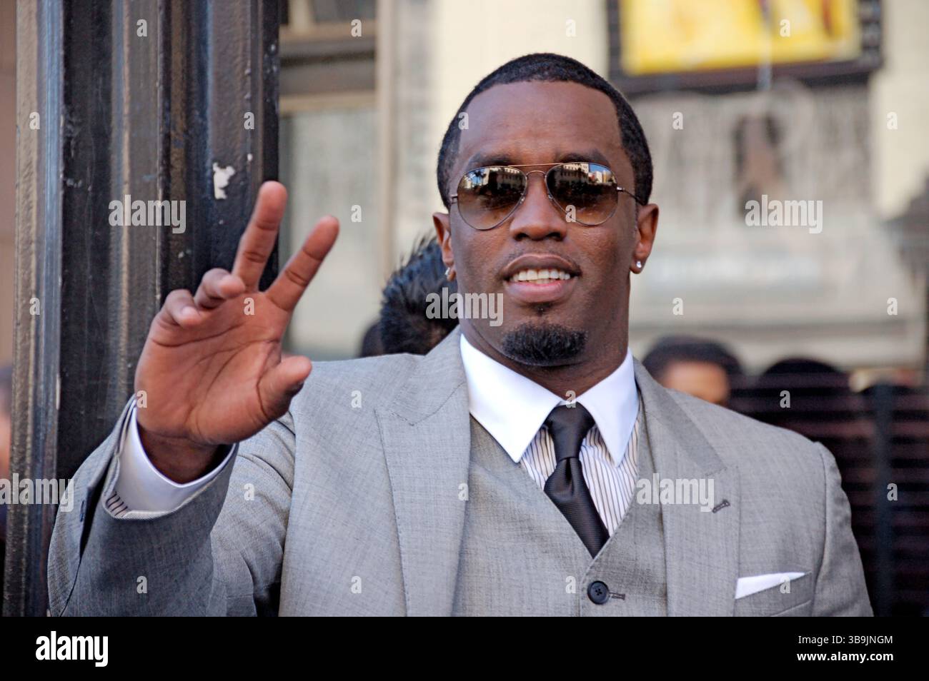 Sean "Diddy" Combs attends the Hollywood Walk of Fame star dedication ...