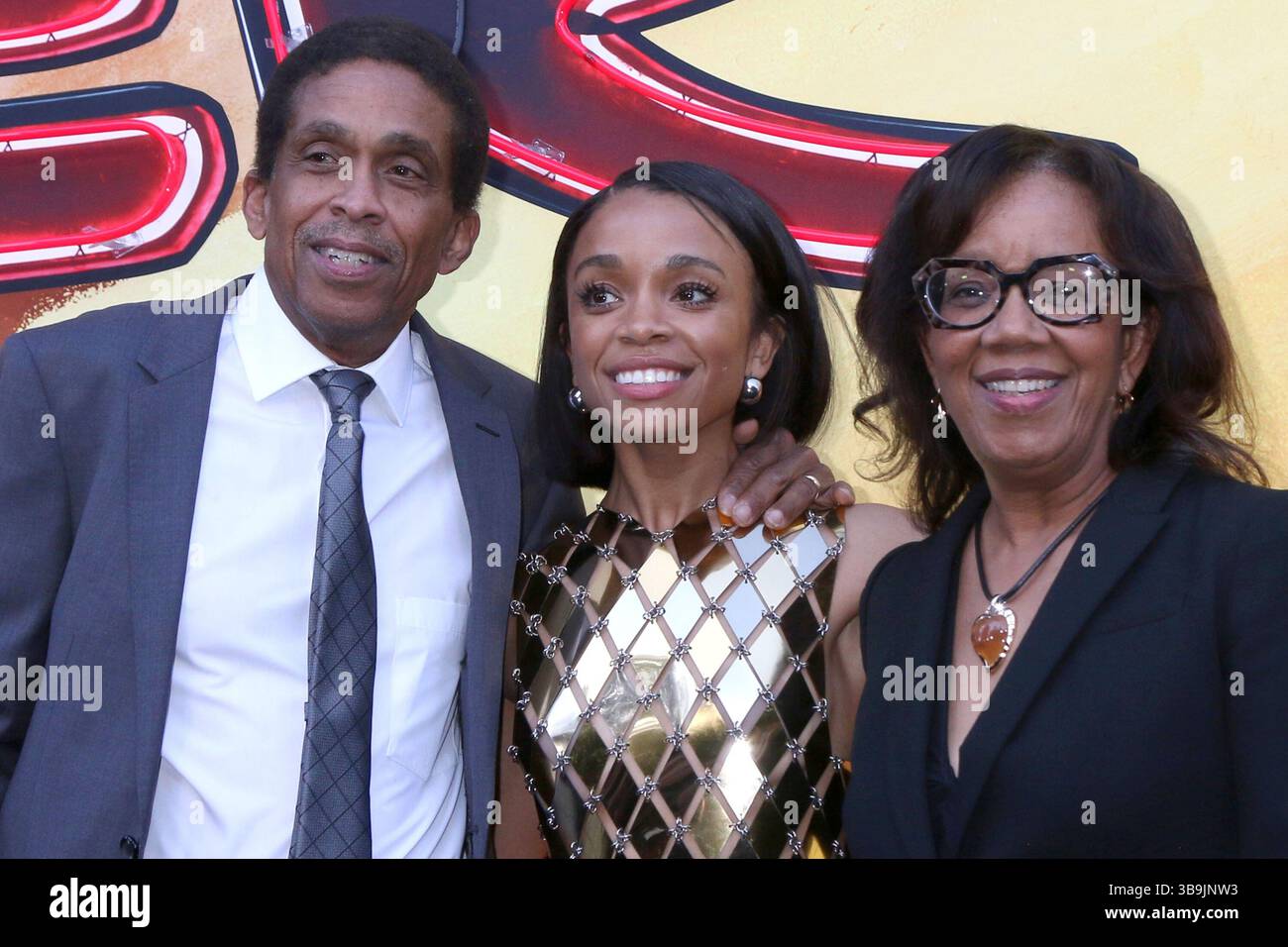 Ca. 08th May, 2025. Robert Hilson, Rachel Hilson, Anita Hilson at ...