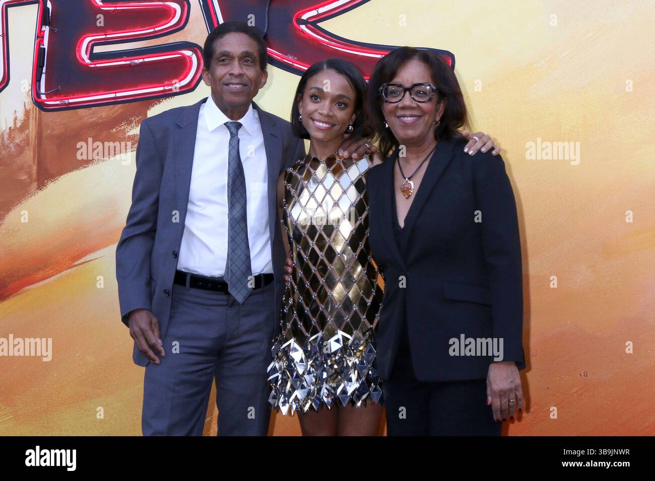 Ca. 08th May, 2025. Robert Hilson, Rachel Hilson, Anita Hilson at ...