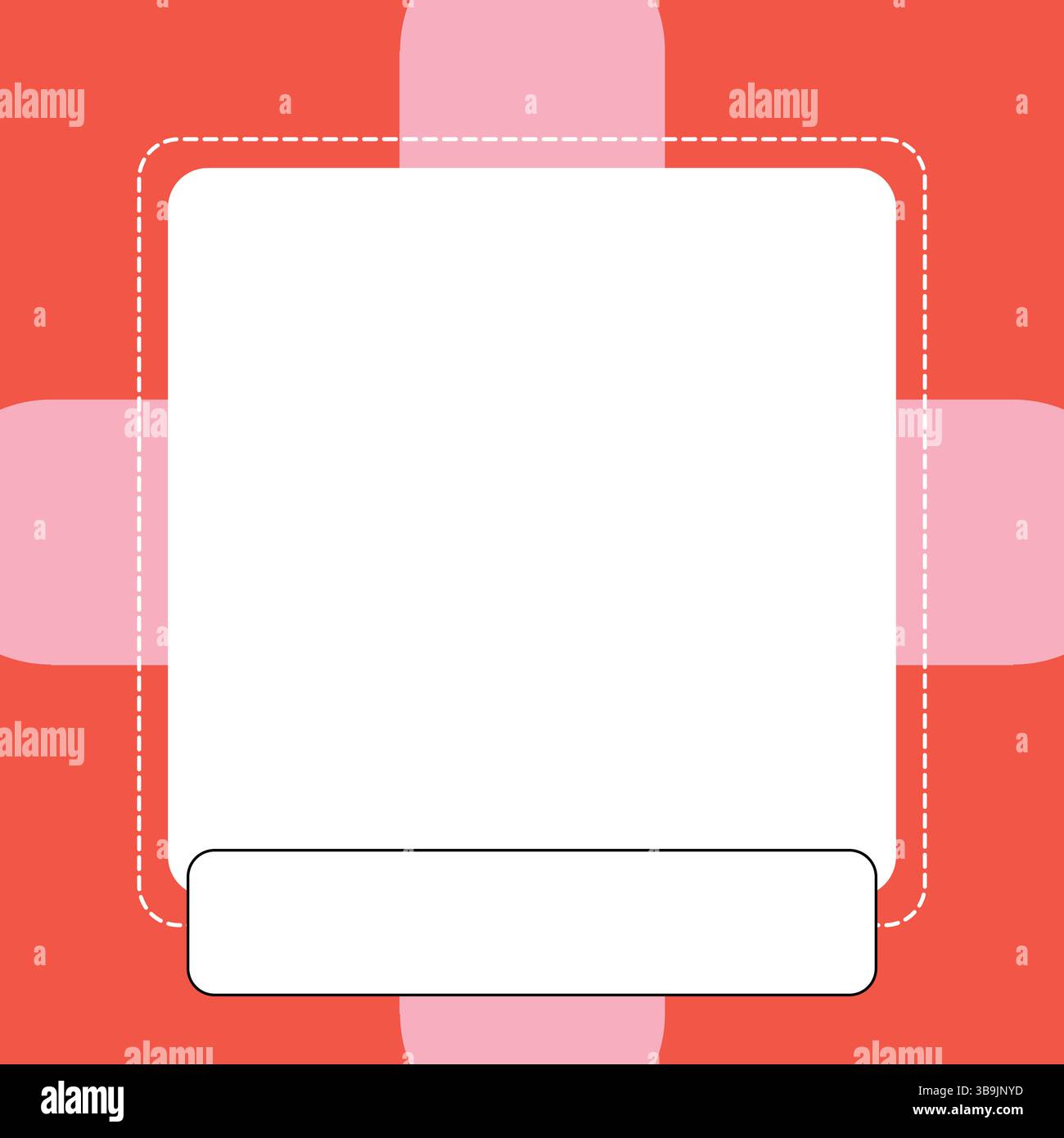 Minimal Square Frame Background Template – Simple Geometric Border ...