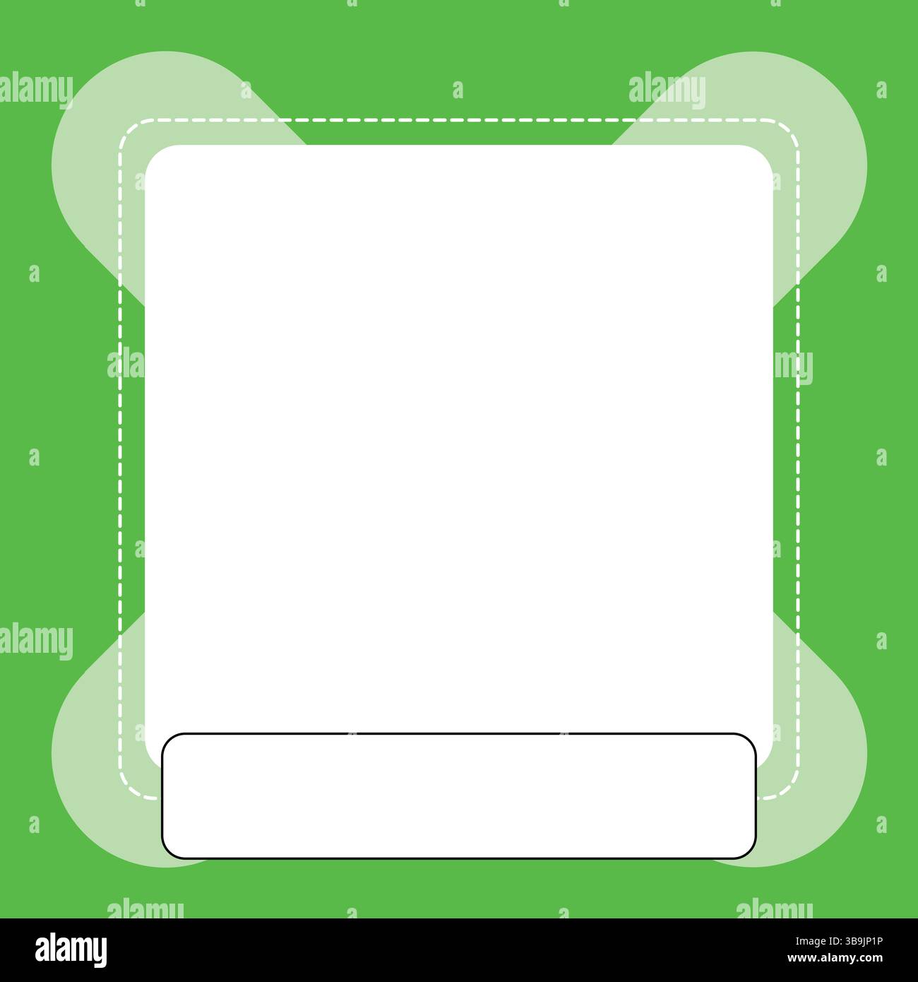 Minimal Square Frame Background Template – Simple Geometric Border ...