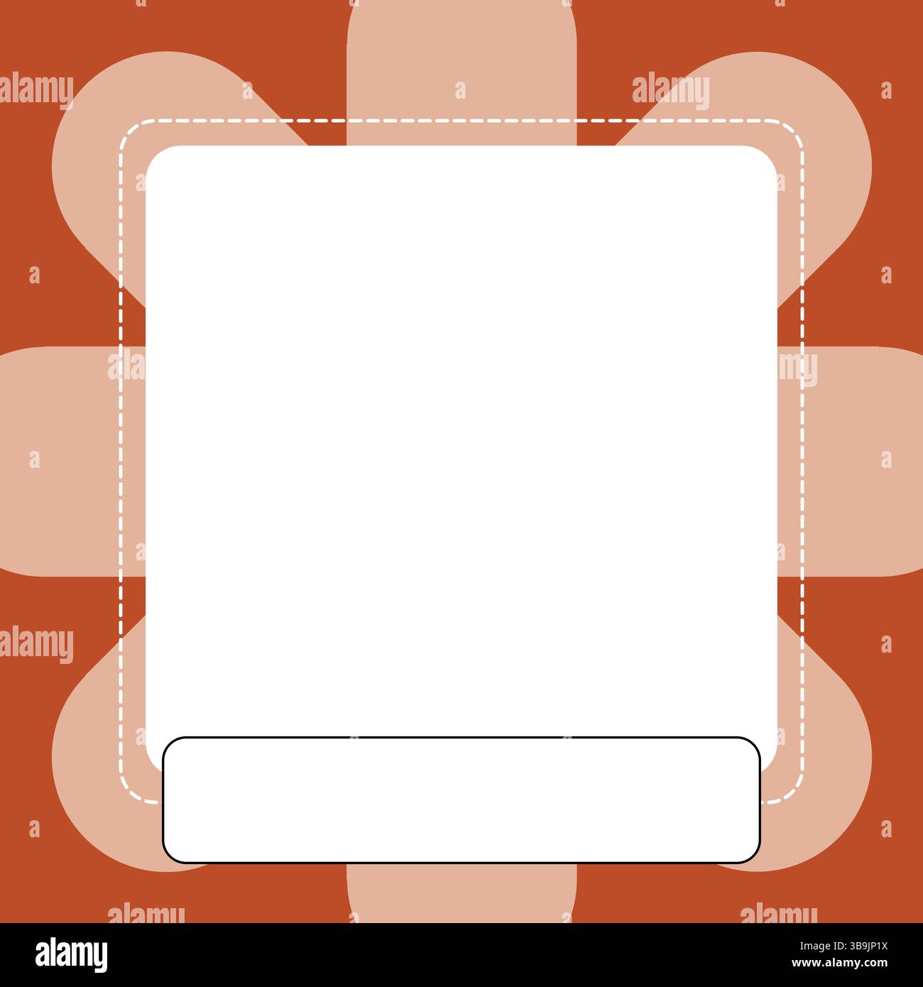 Minimal Square Frame Background Template – Simple Geometric Border ...