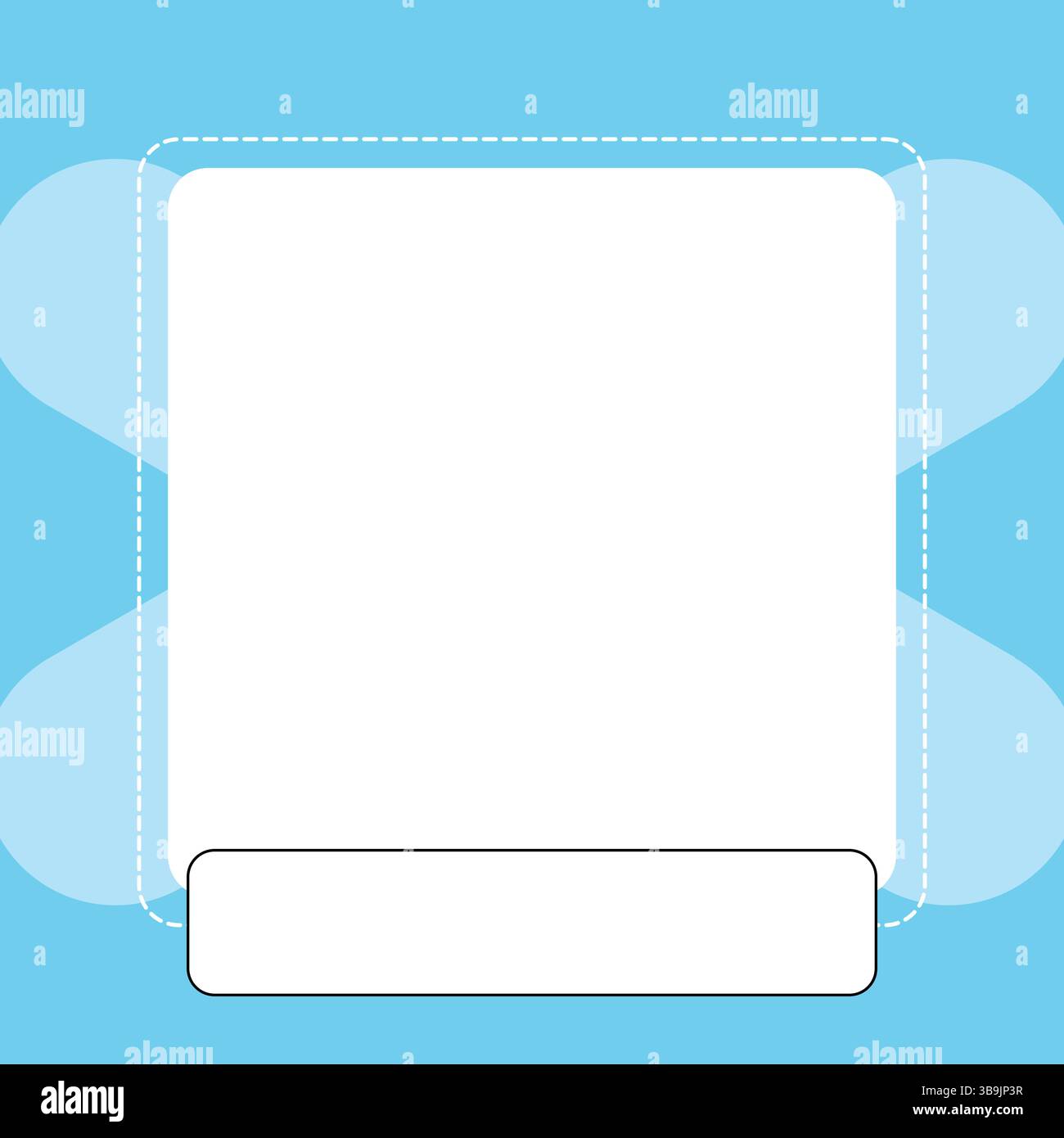 Minimal Square Frame Background Template – Simple Geometric Border ...