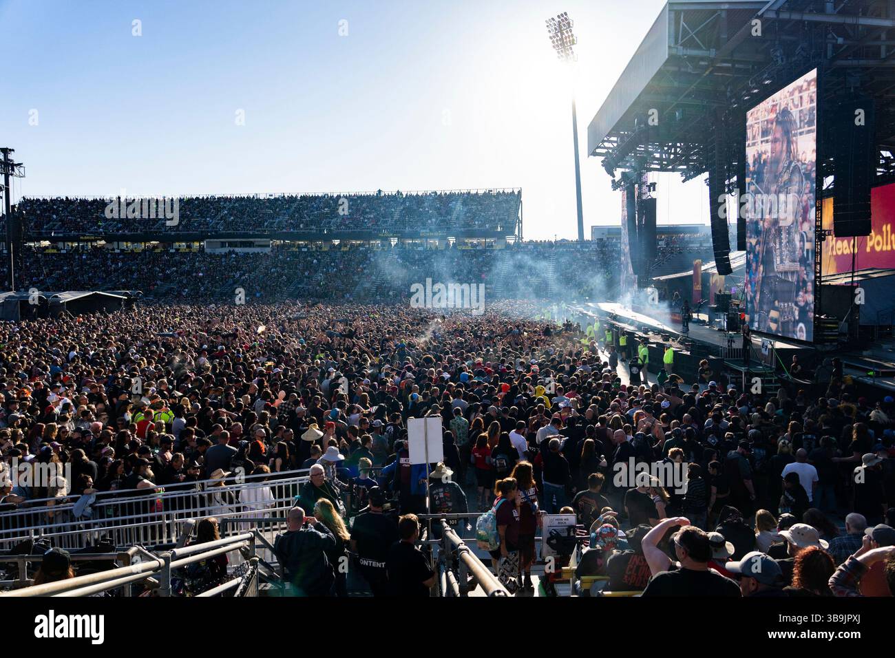 Festivalgoers are seen during Sonic Temple Art and Music Festival on ...