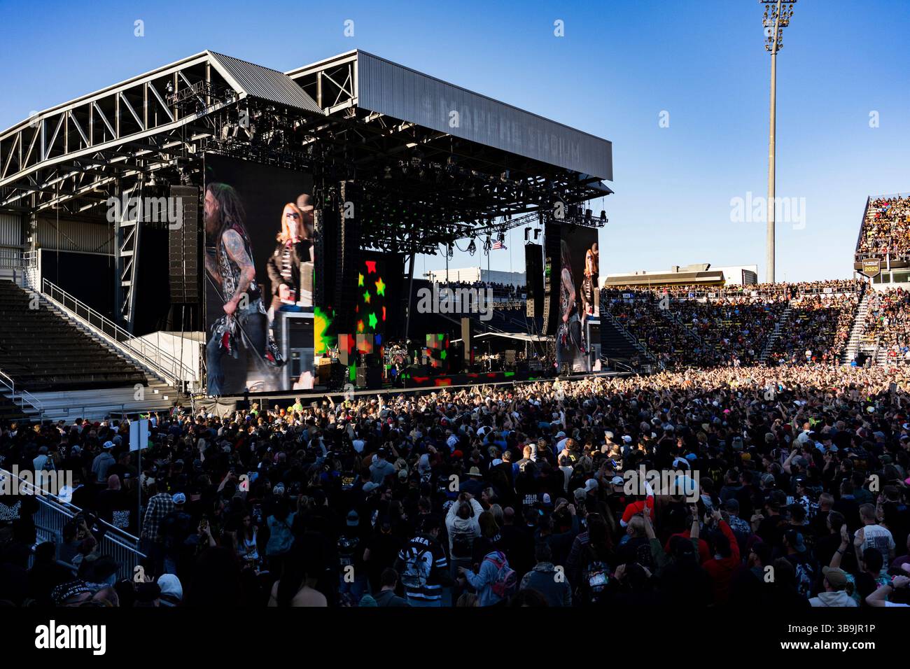 Festivalgoers are seen during Sonic Temple Art and Music Festival on ...