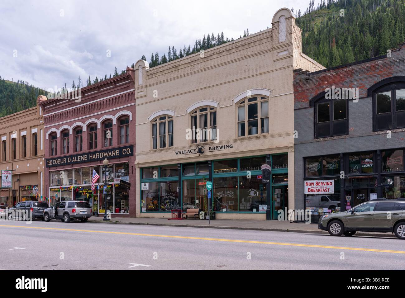 Historic Wallace, Idaho, which is one of only four cities in the United ...