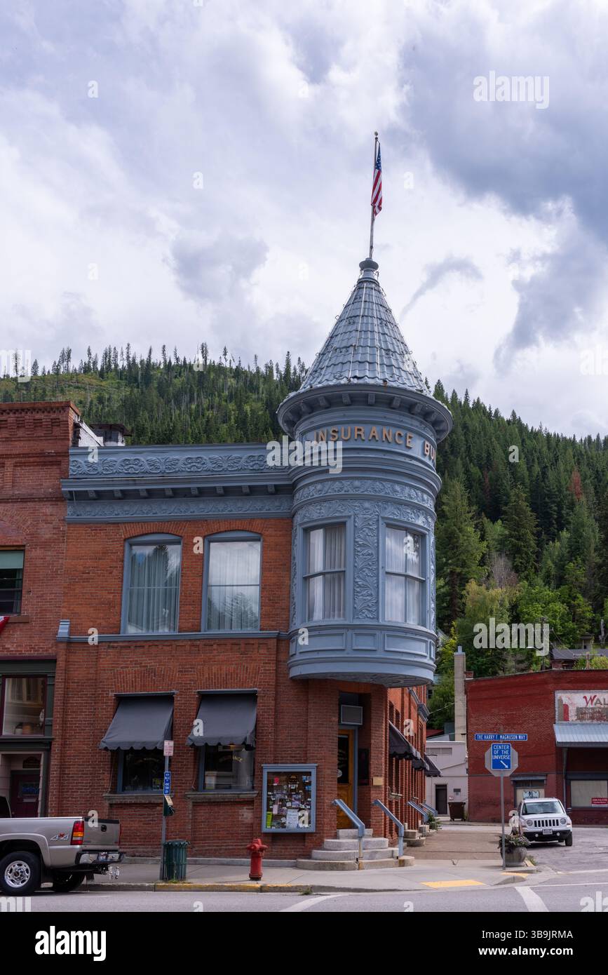 Historic Wallace, Idaho, which is one of only four cities in the United ...