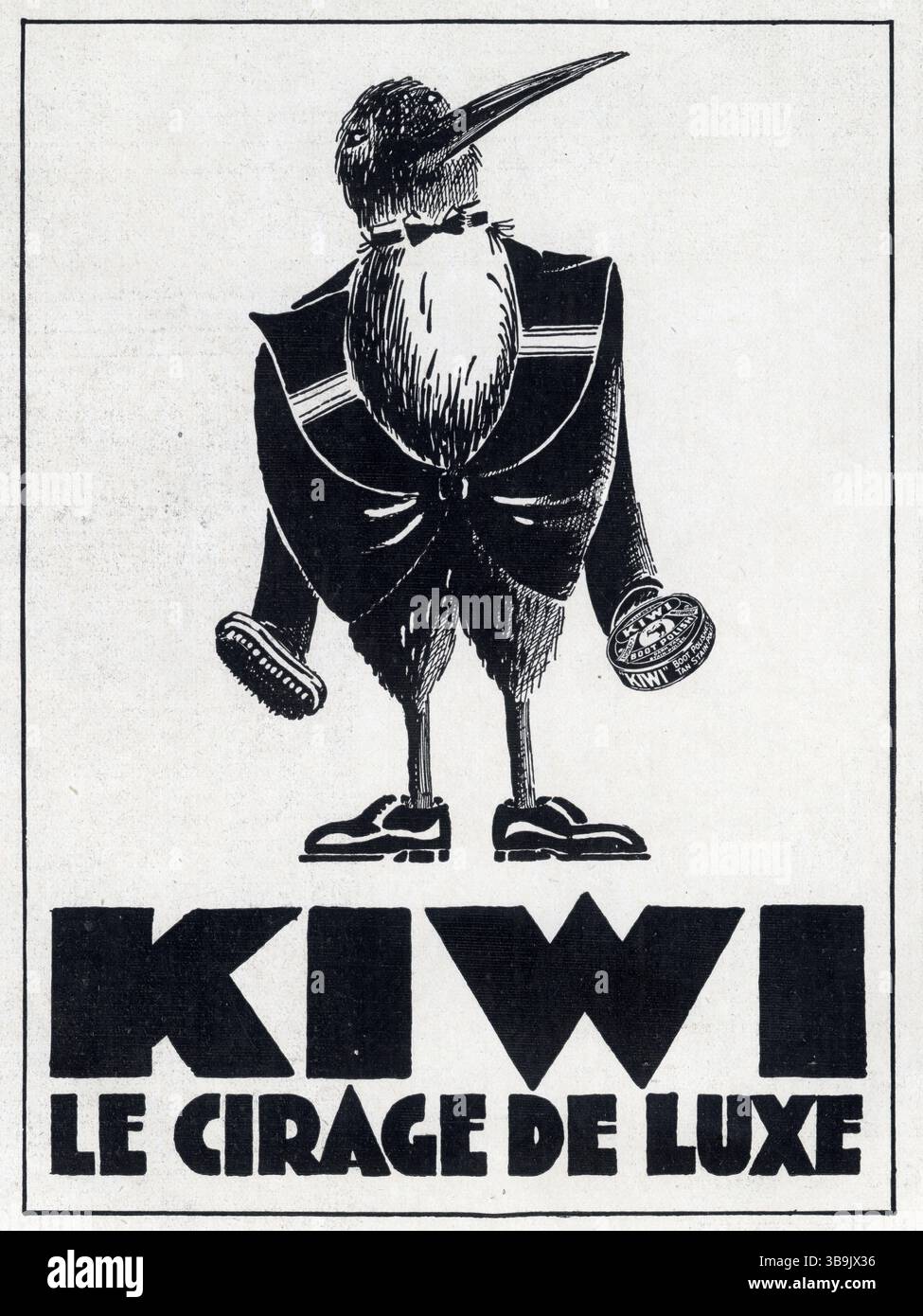 PUB ANCIENNE.1 MARS 1930.KIWI.LE CIRAGE DE LUXE Stock Photo - Alamy