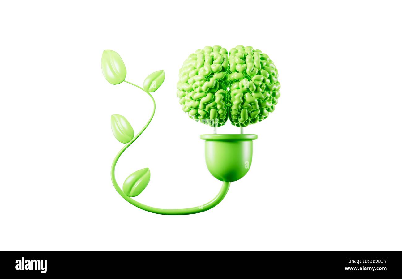 The green socket charges the brain, The concepts of inspiration ...