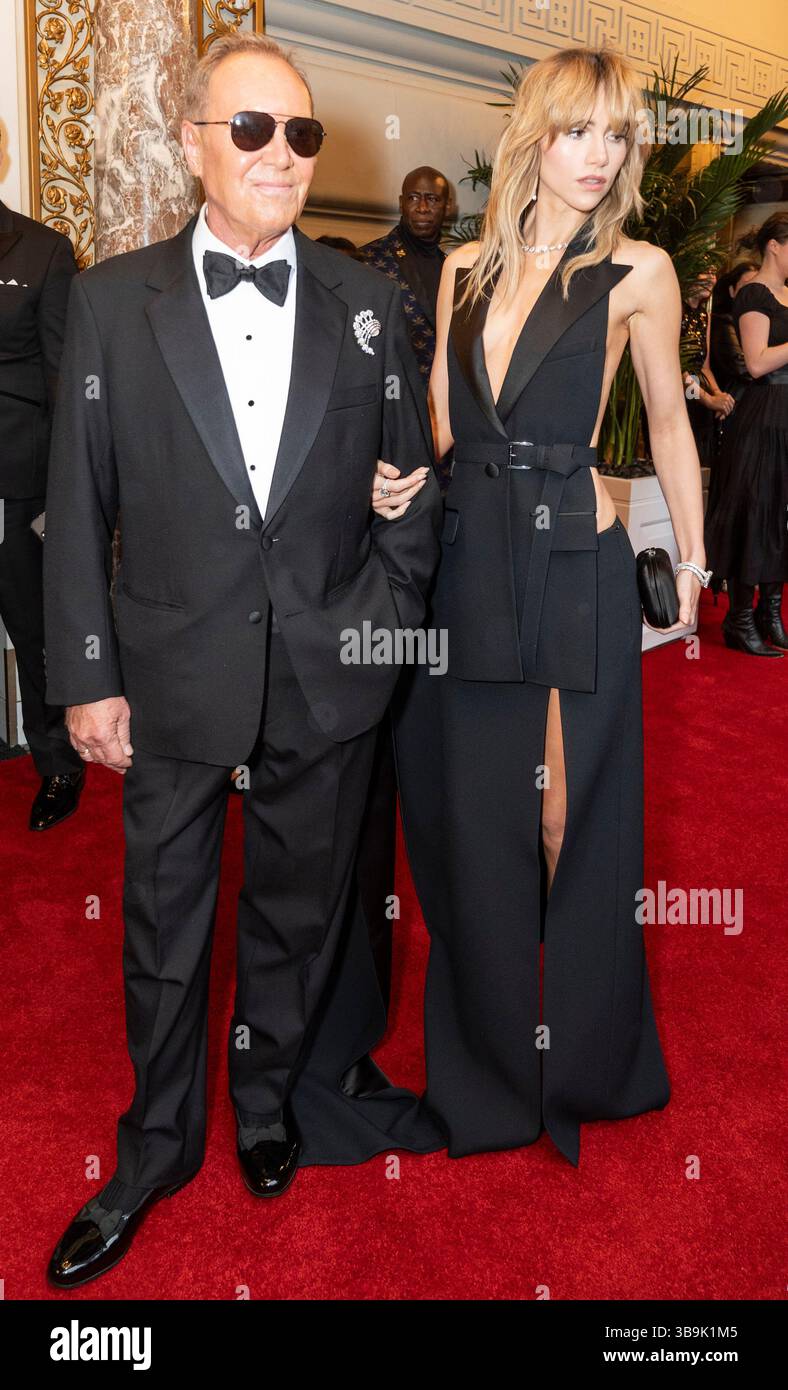 New York - May 5, 2025: Designer Michael Kors and Suki Waterhouse ...