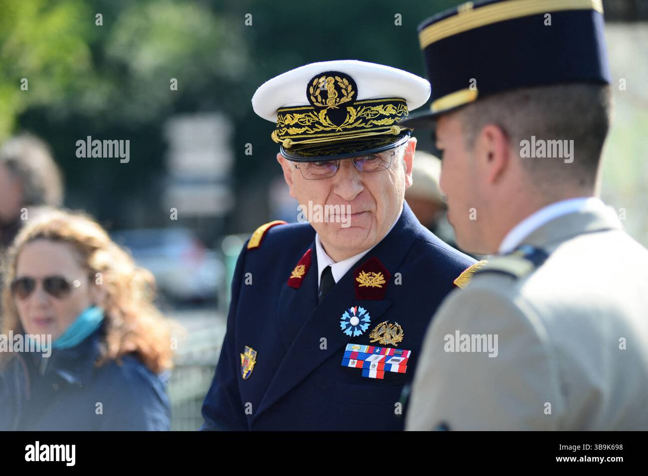 Paris, France. 08th May, 2025. Ceremony to commemorate the armistice of ...