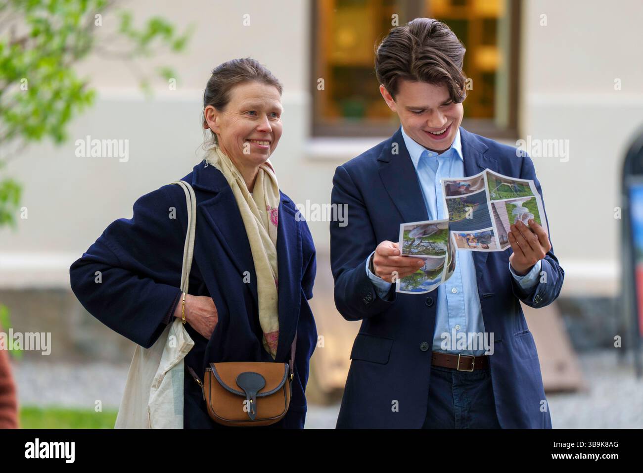 Oslo 20250509. Sarah Chatto (Margaret of Great Britain's daughter) and ...