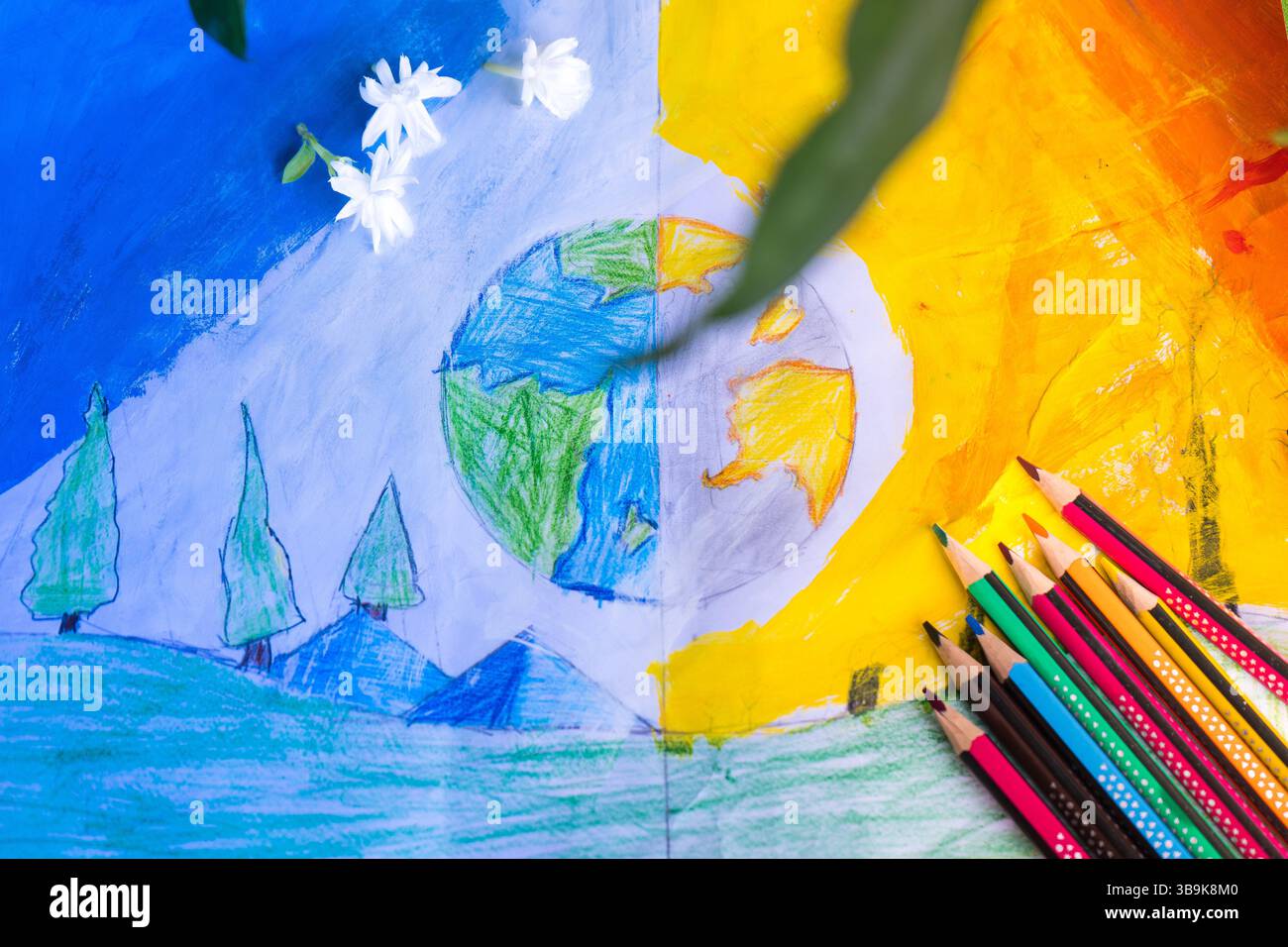 DIY Earth craft showing love for nature great for Earth Day ...