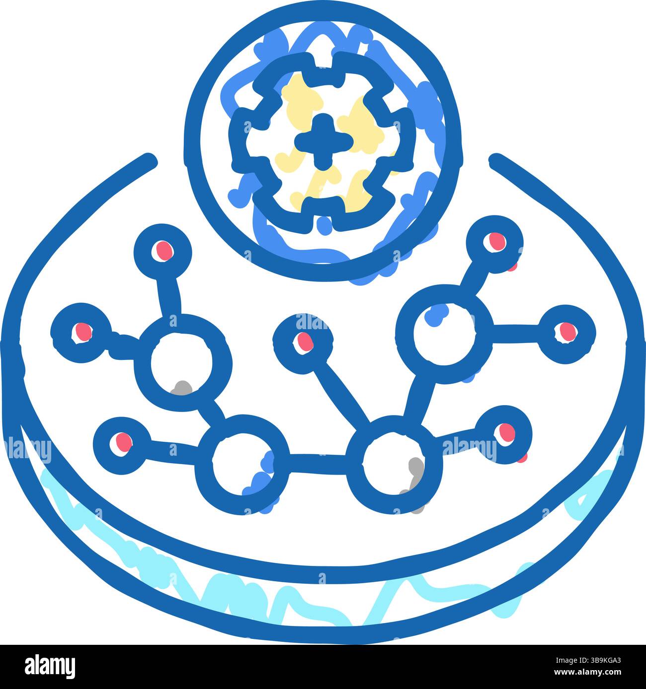 tissue engineering biomedical icon doodle illustration Stock Vector ...