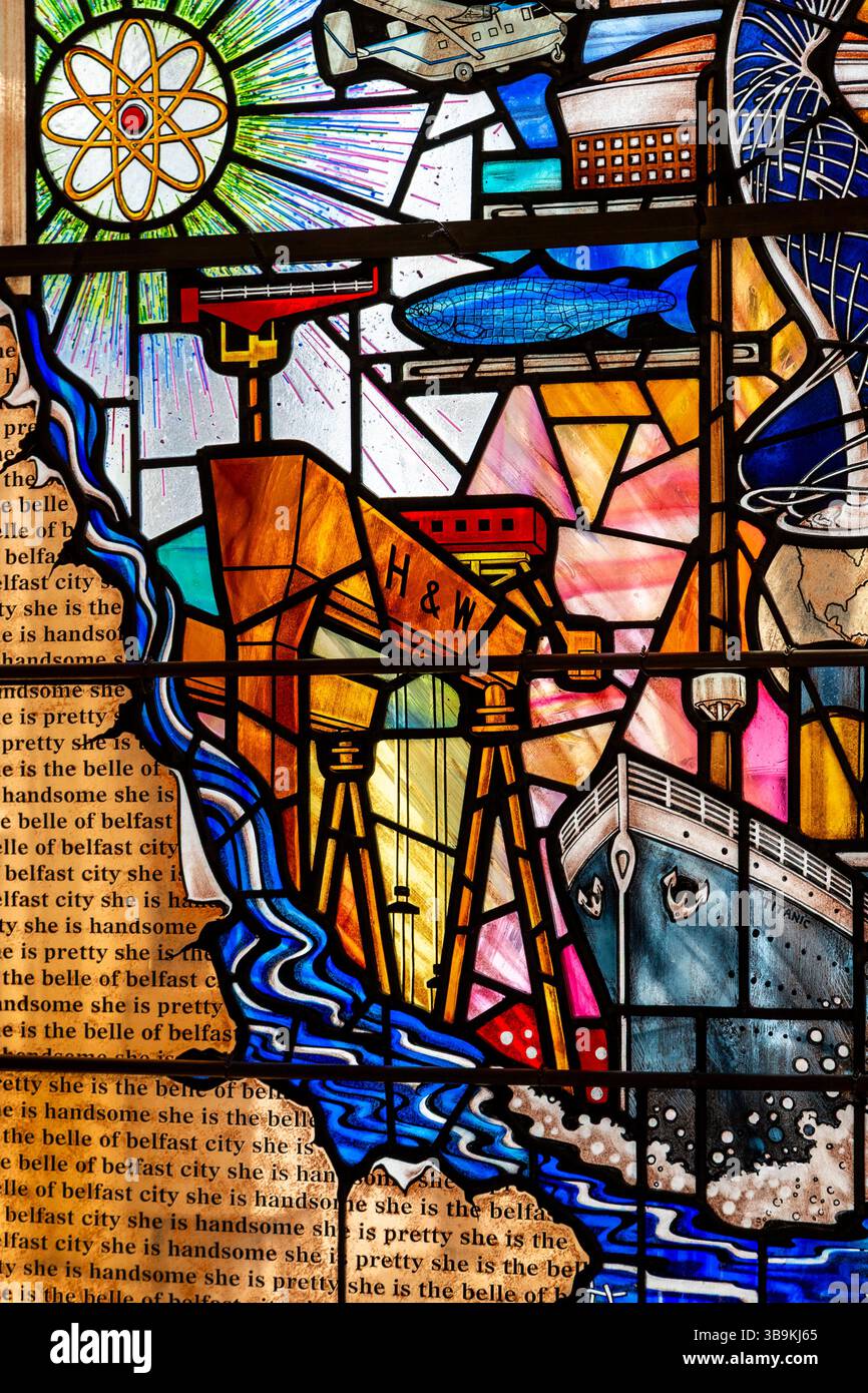 The Centenary window, Belfast city stained glass landmarks, Belfast ...