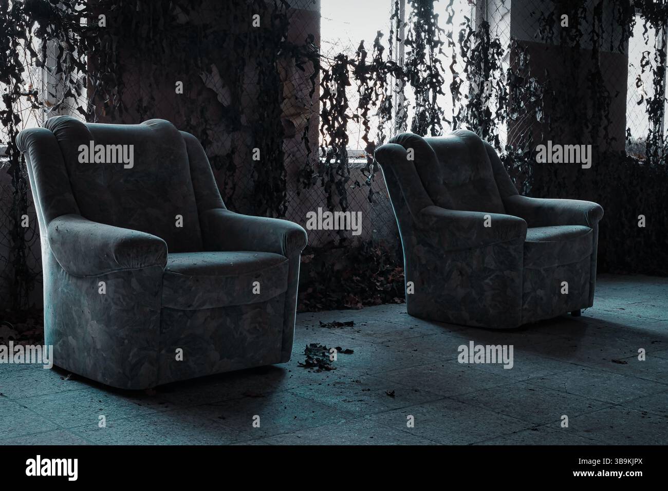 Old abandoned dirty urbex creppy lost place decay Stock Photo - Alamy