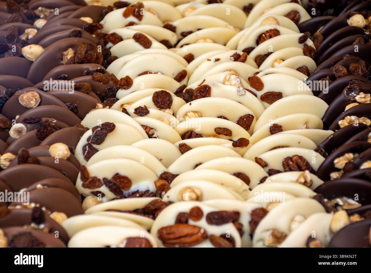 Famous Belgian handmade with no palm oil added chocolate candies on ...