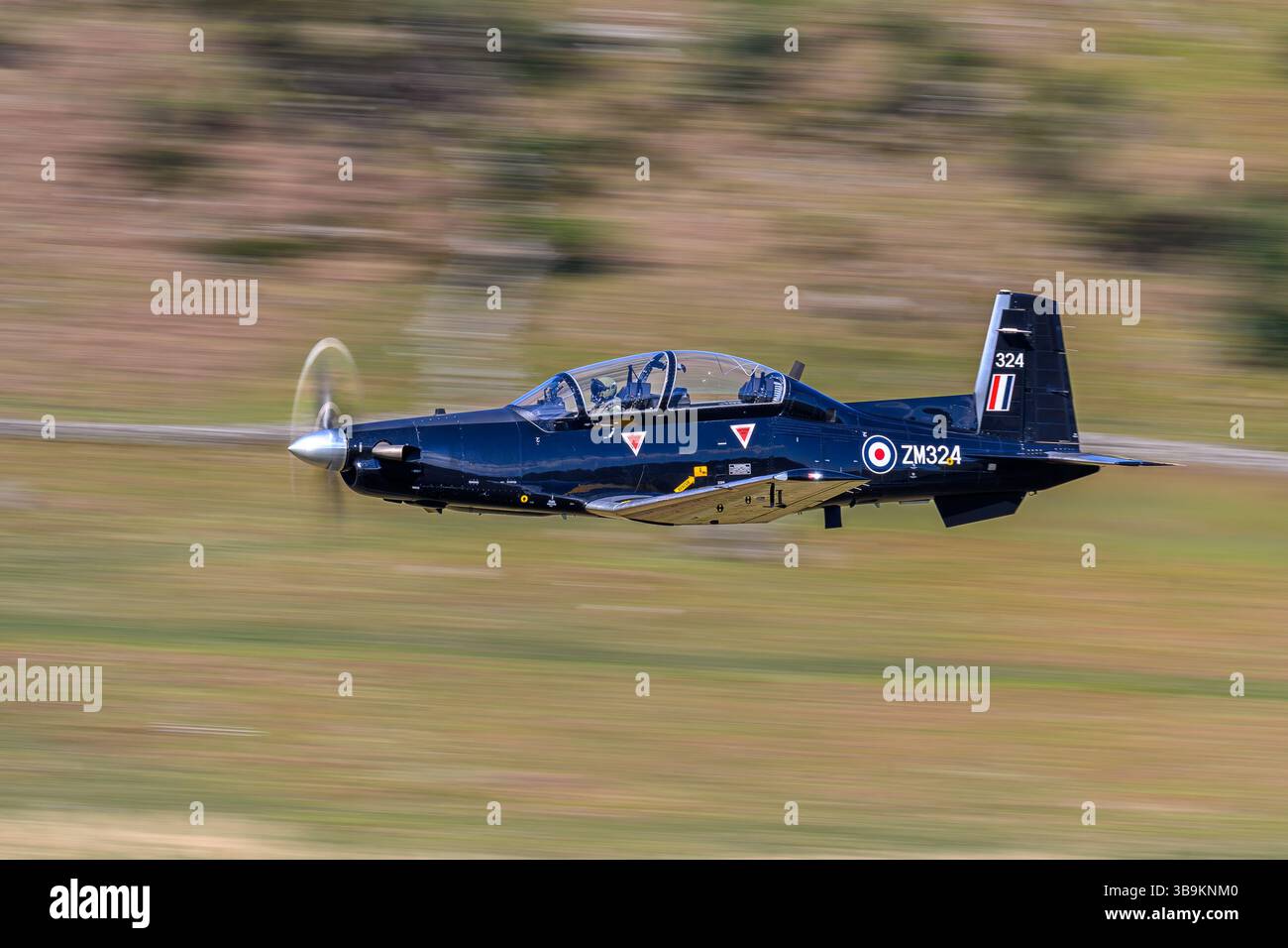 RAF Valley ,Texan T1 Beechcraft training aircraft Stock Photo - Alamy