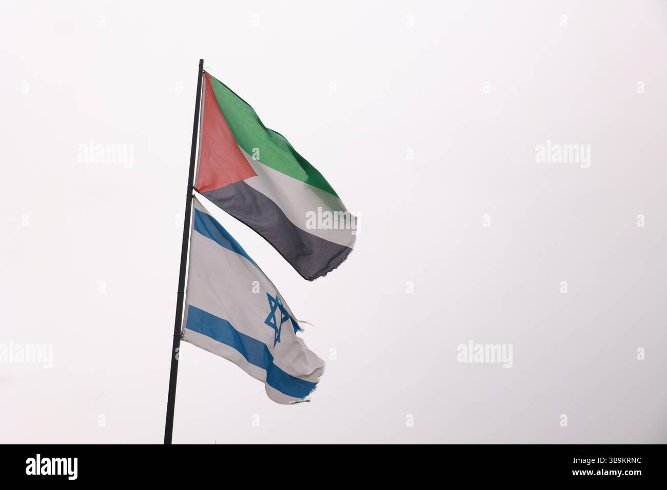 Israel palestine flag together hi-res stock photography and images - Alamy