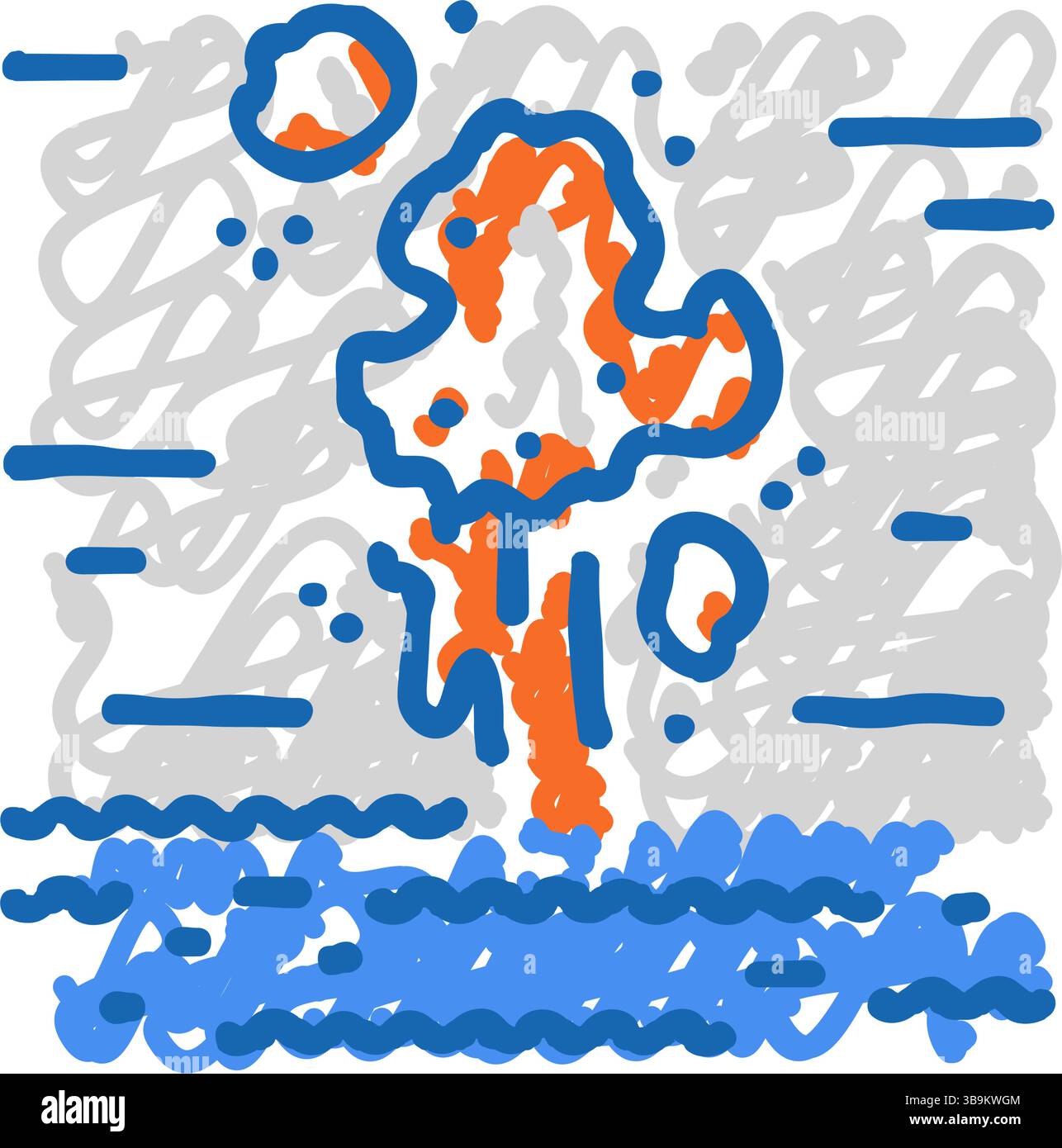 marine corrosion icon doodle illustration Stock Vector Image & Art - Alamy