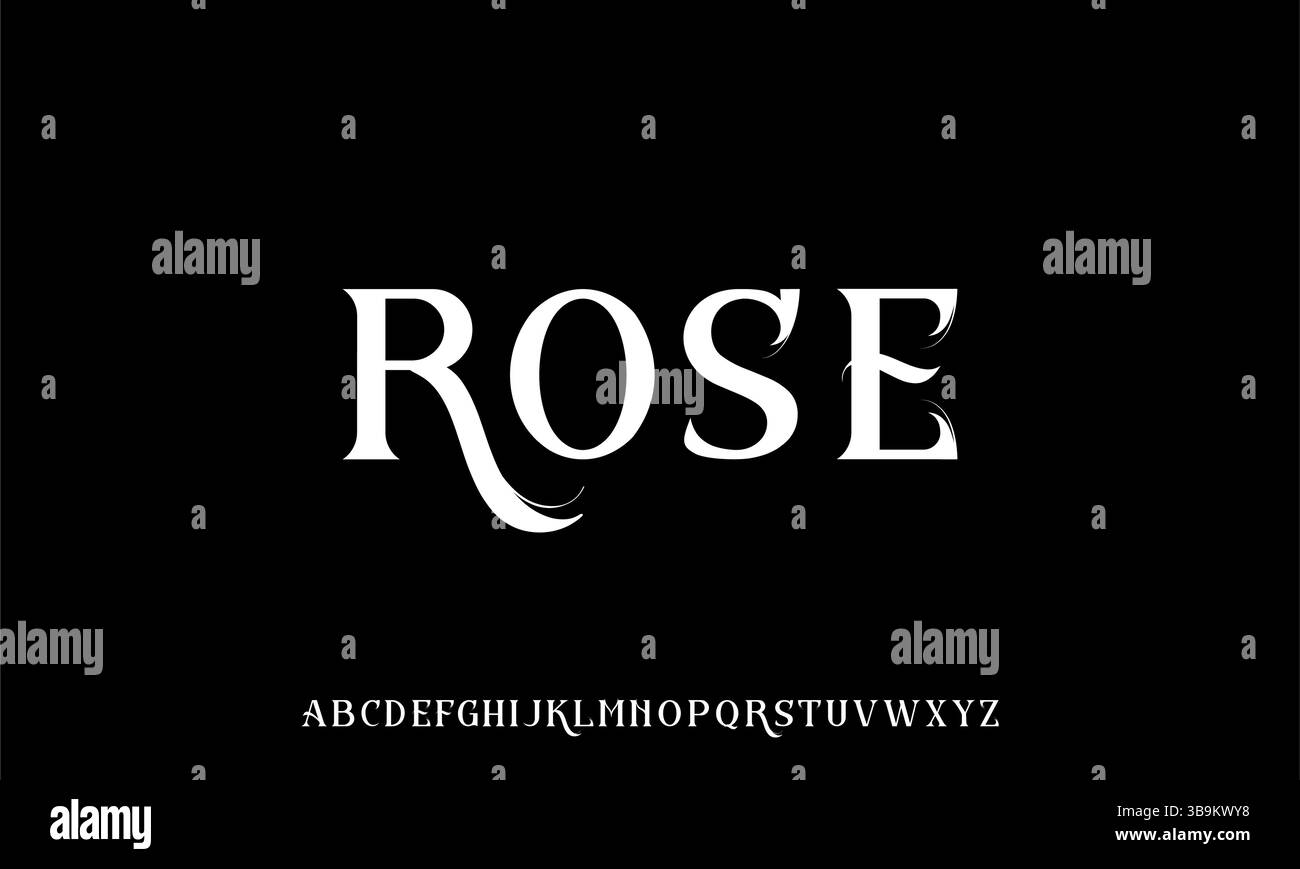 Font is a gothic-inspired typeface with sharp edges and intricate ...