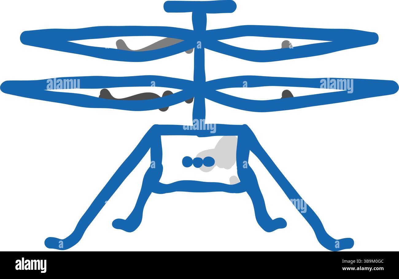 Mars nasa helicopter Stock Vector Images - Alamy