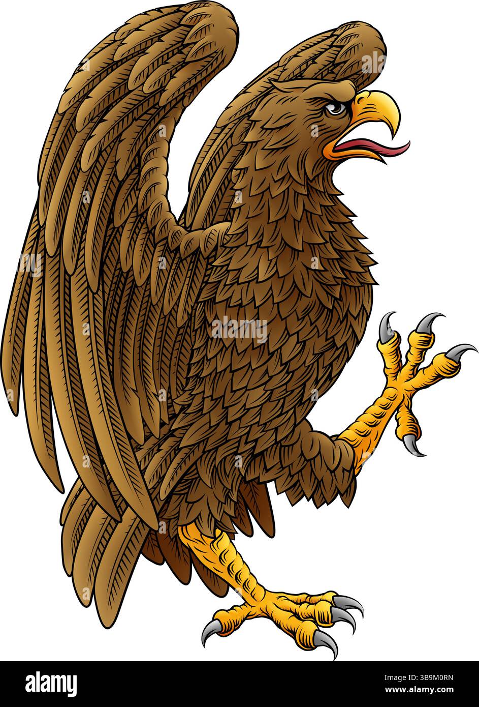 Eagle Coat of Arms Crest Shied Heraldic Animal Stock Vector Image & Art ...