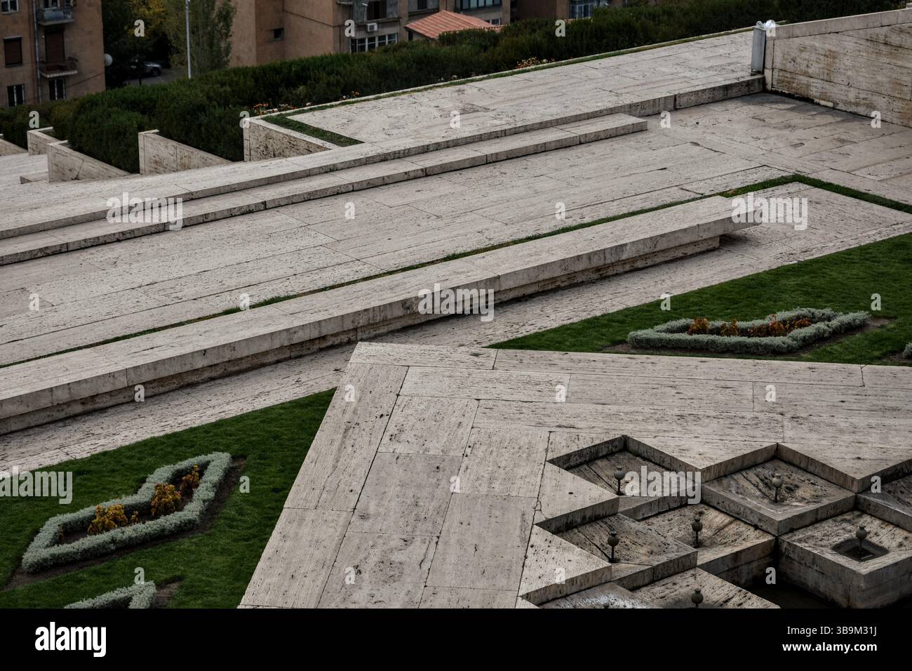 architectural elements and art installations of the architectural ensemble "Cascade" in Yerevan ...