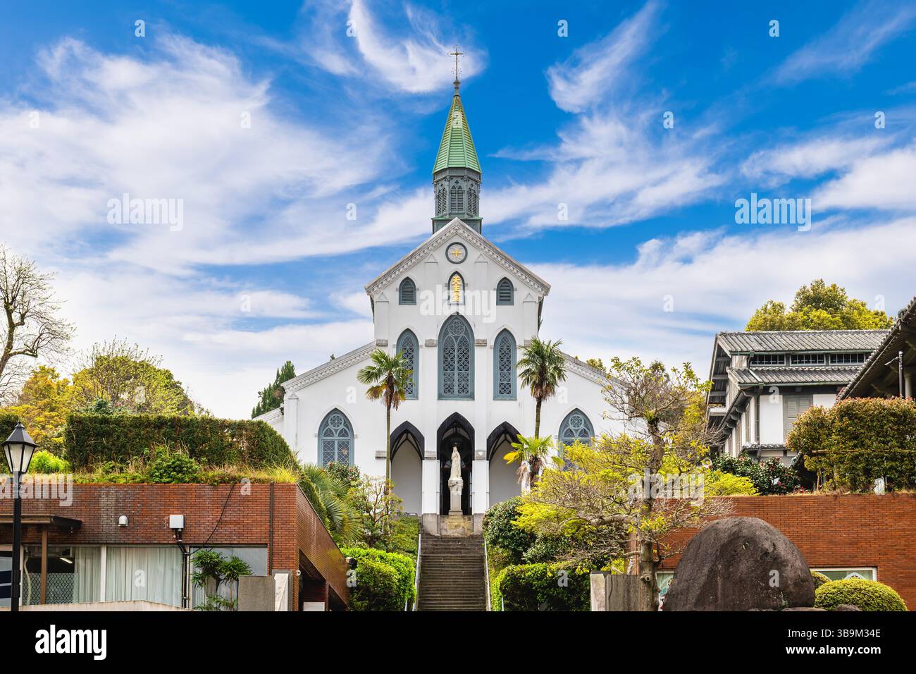Basilica of the Twenty Six Holy Martyrs of Japan in Nagasaki, Kyushu Stock Photo - Alamy