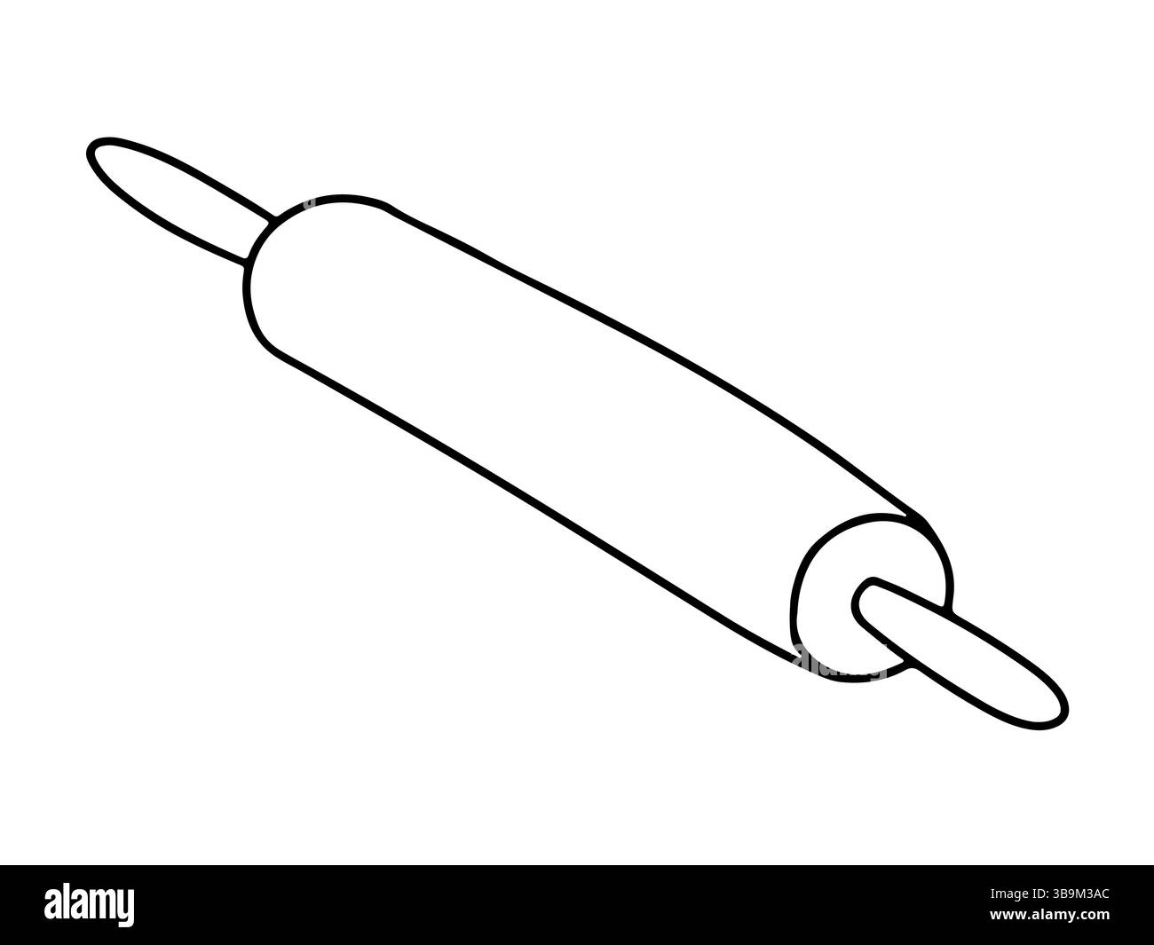 Doodle rolling pin vector illustration Stock Vector Image & Art - Alamy