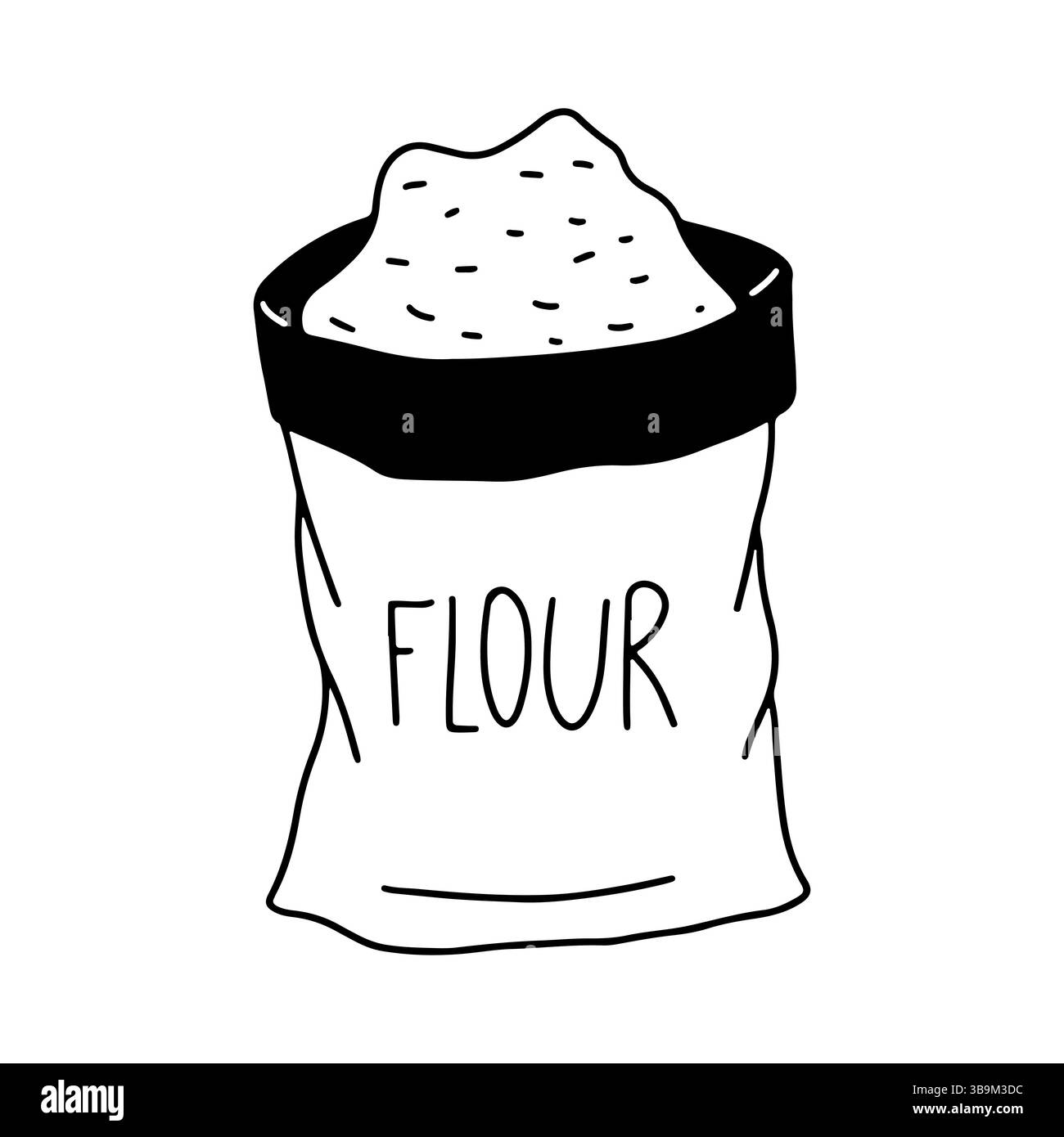 Vintage flour sack Cut Out Stock Images & Pictures - Alamy